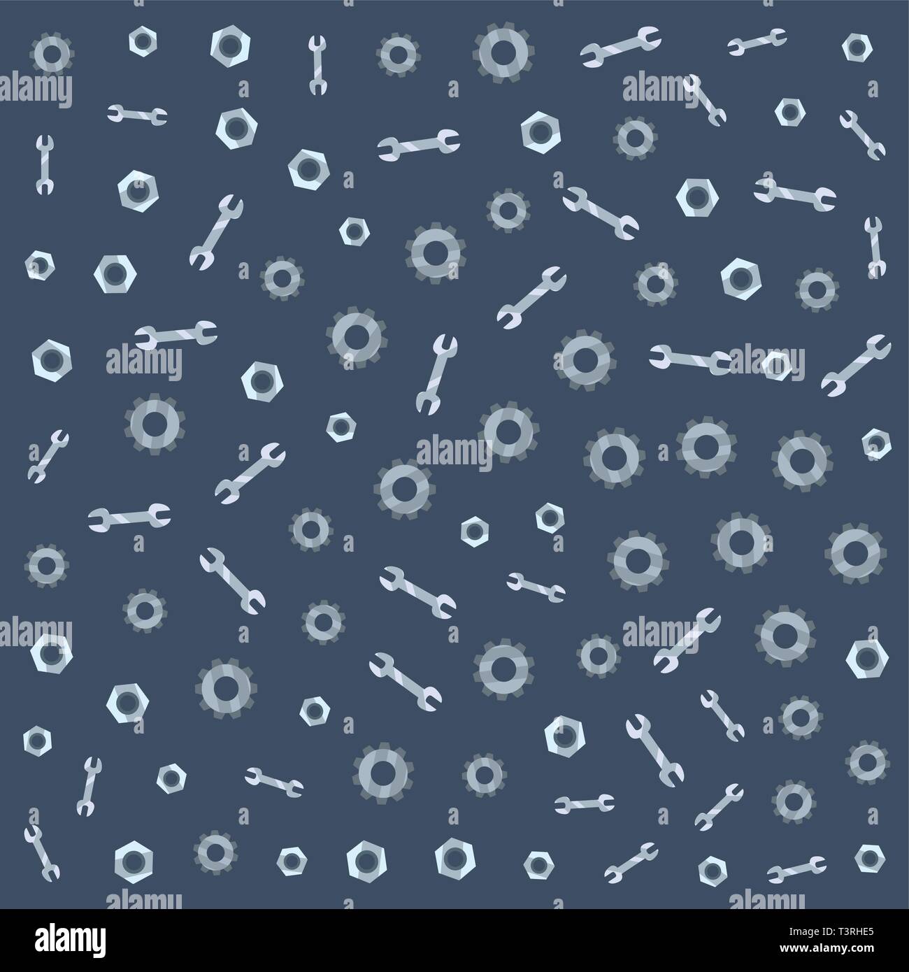 background wrenches gear tool labour day vector illustration Stock ...