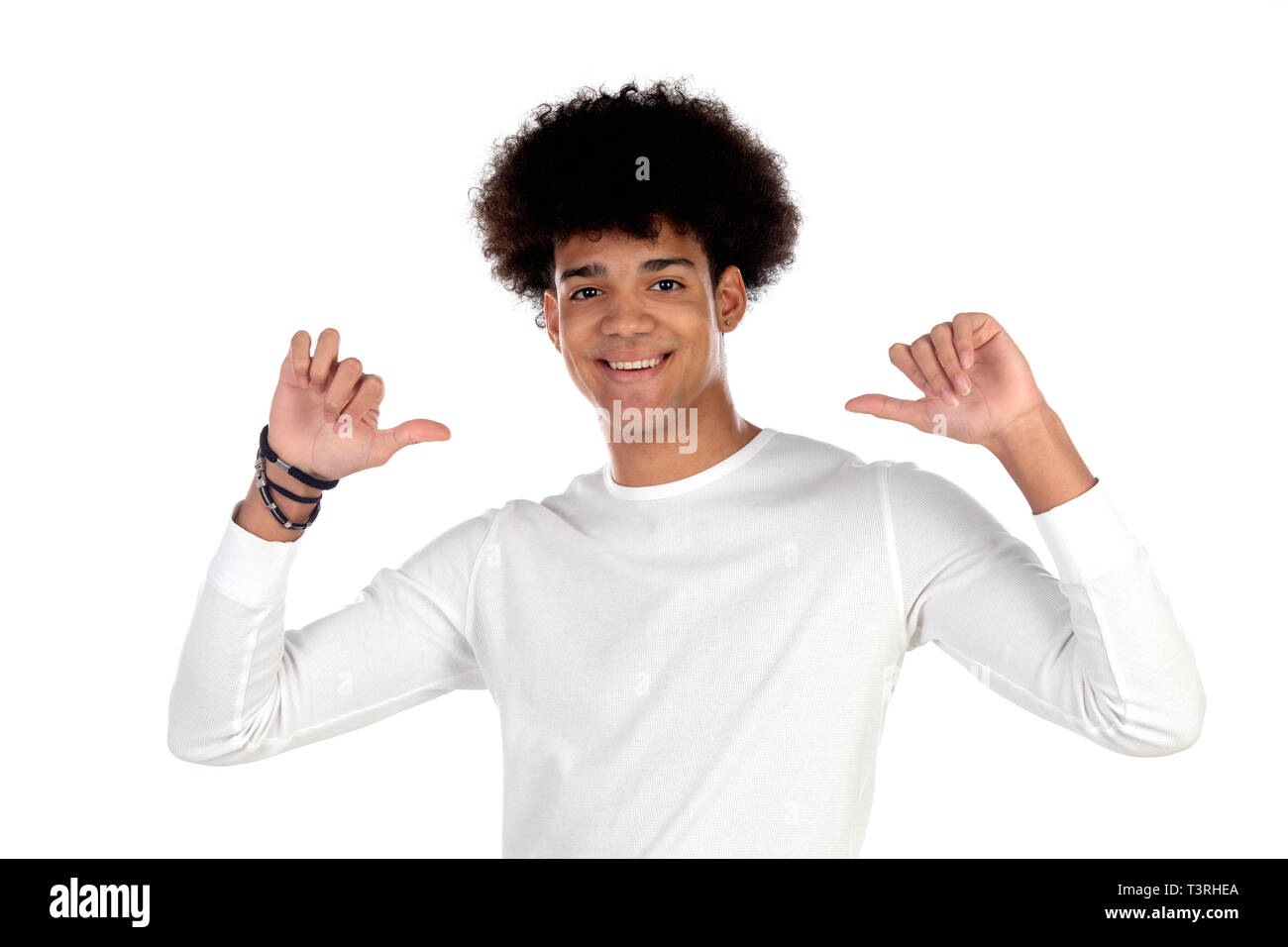 Guy pointing at himself hi-res stock photography and images - Alamy