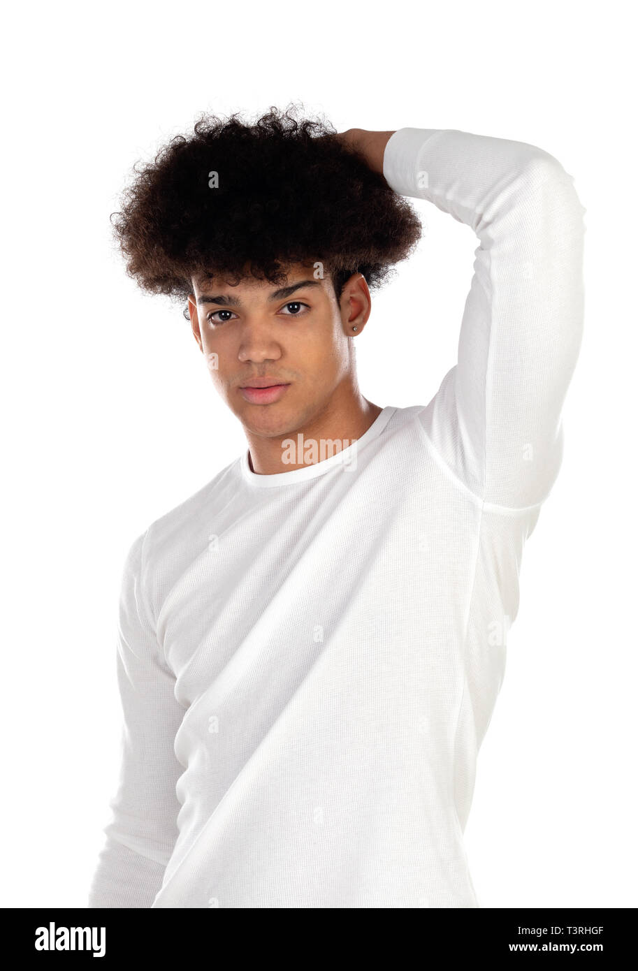 Portrait afro school student boy smile hi-res stock photography and ...