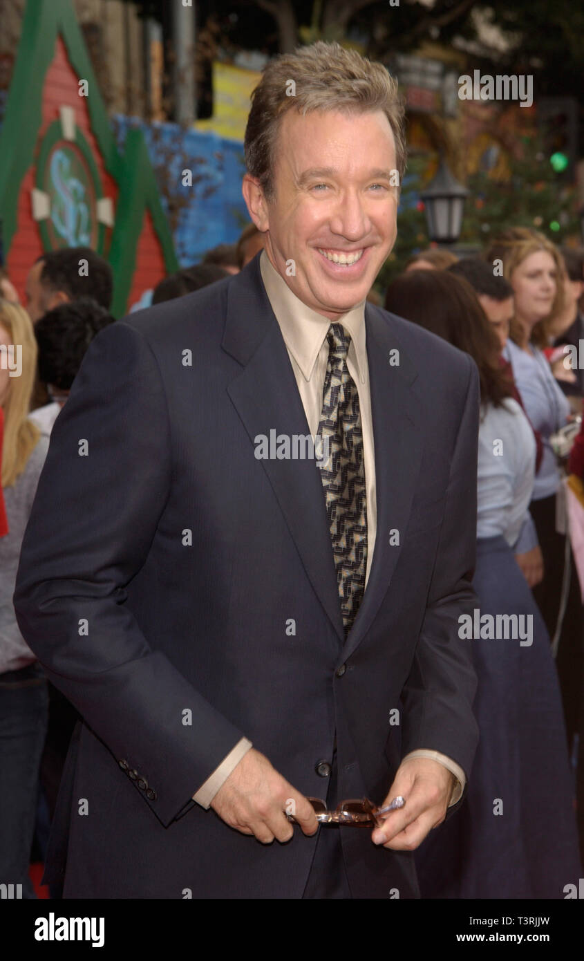 LOS ANGELES, CA. October 27, 2002: Actor TIM ALLEN at the world ...