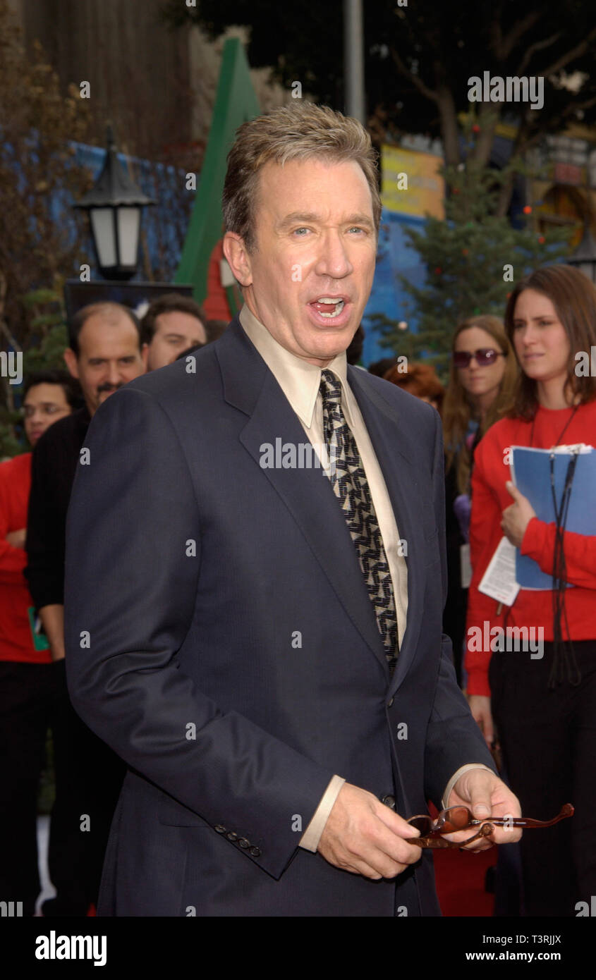 LOS ANGELES, CA. October 27, 2002: Actor TIM ALLEN at the world ...