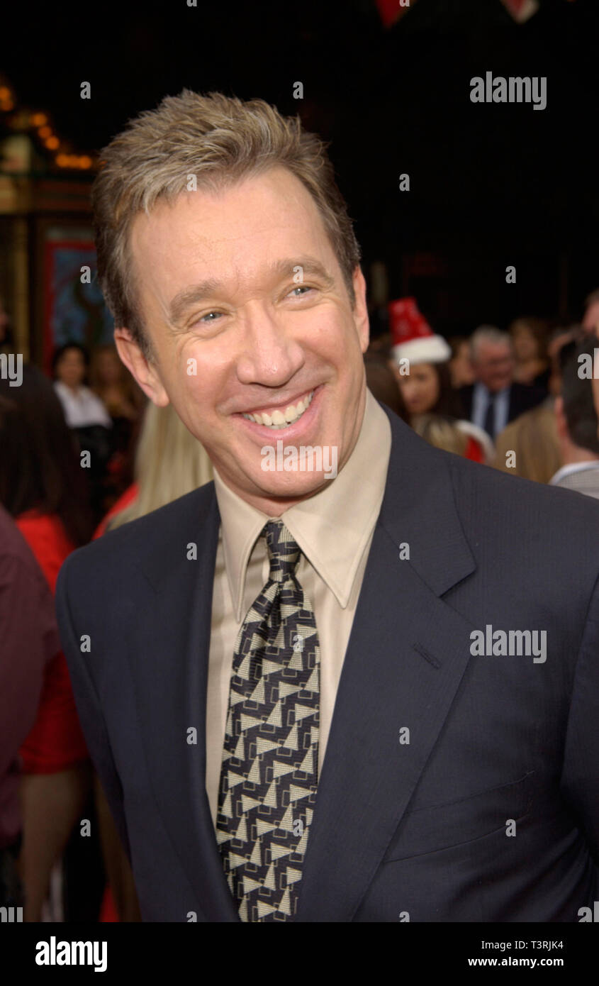 LOS ANGELES, CA. October 27, 2002: Actor TIM ALLEN at the world ...
