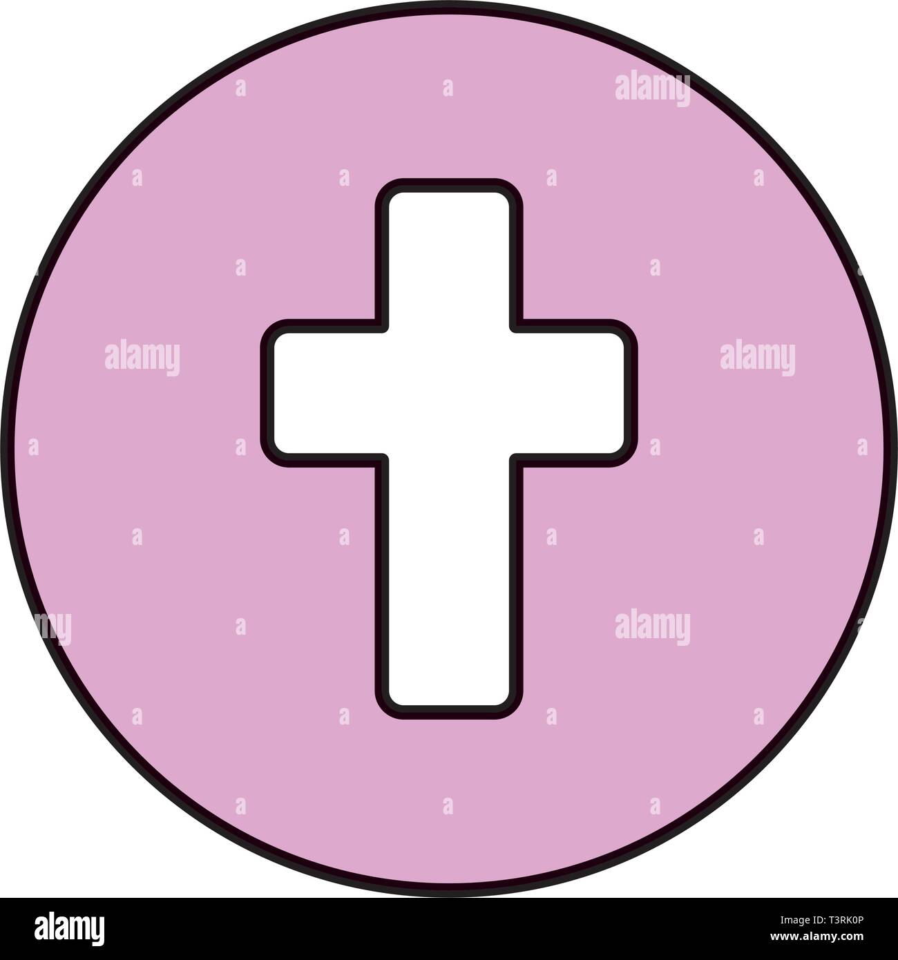 first communion cross icon Stock Vector Image & Art - Alamy