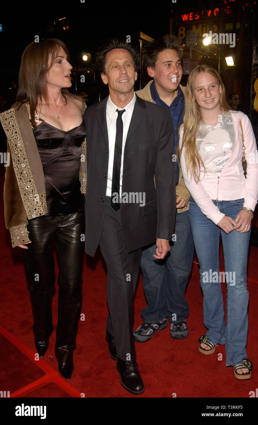 LOS ANGELES, CA. November 06, 2002: Producer BRIAN GRAZER & family at ...