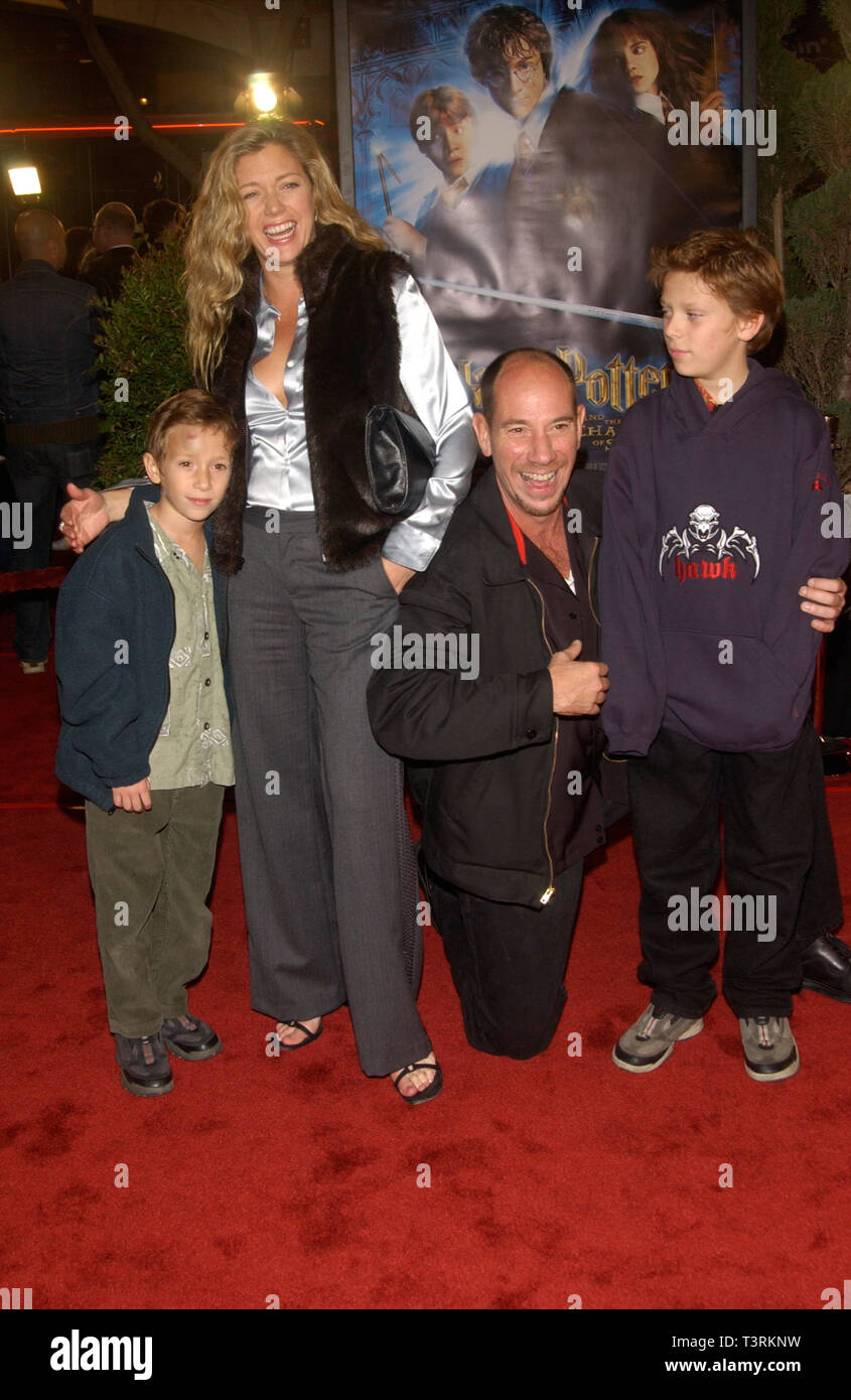 LOS ANGELES, CA. November 14, 2002: Actor MIGUEL FERRER & family at the ...