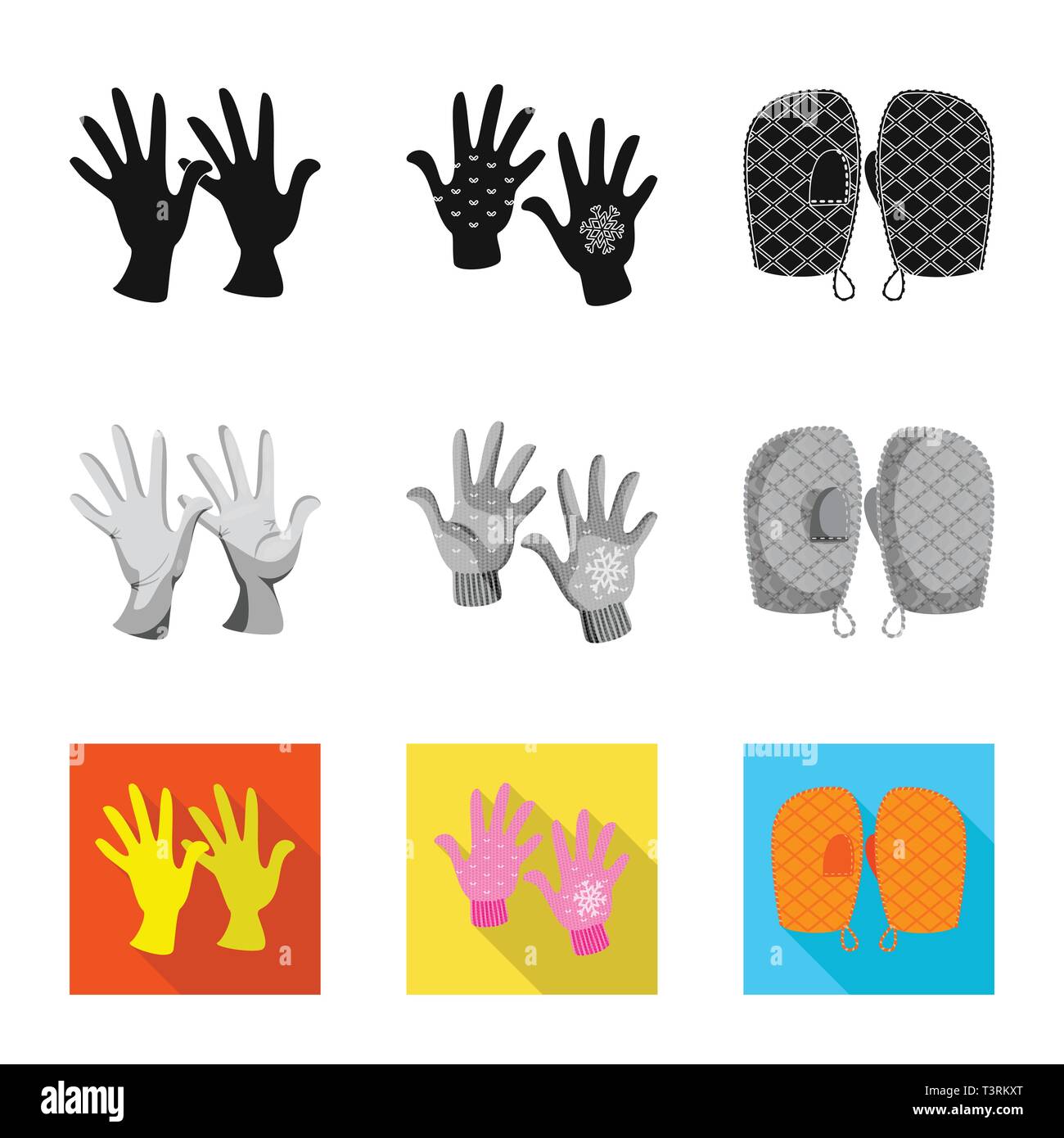 Vector illustration of silhouette and safety sign. Set of silhouette ...