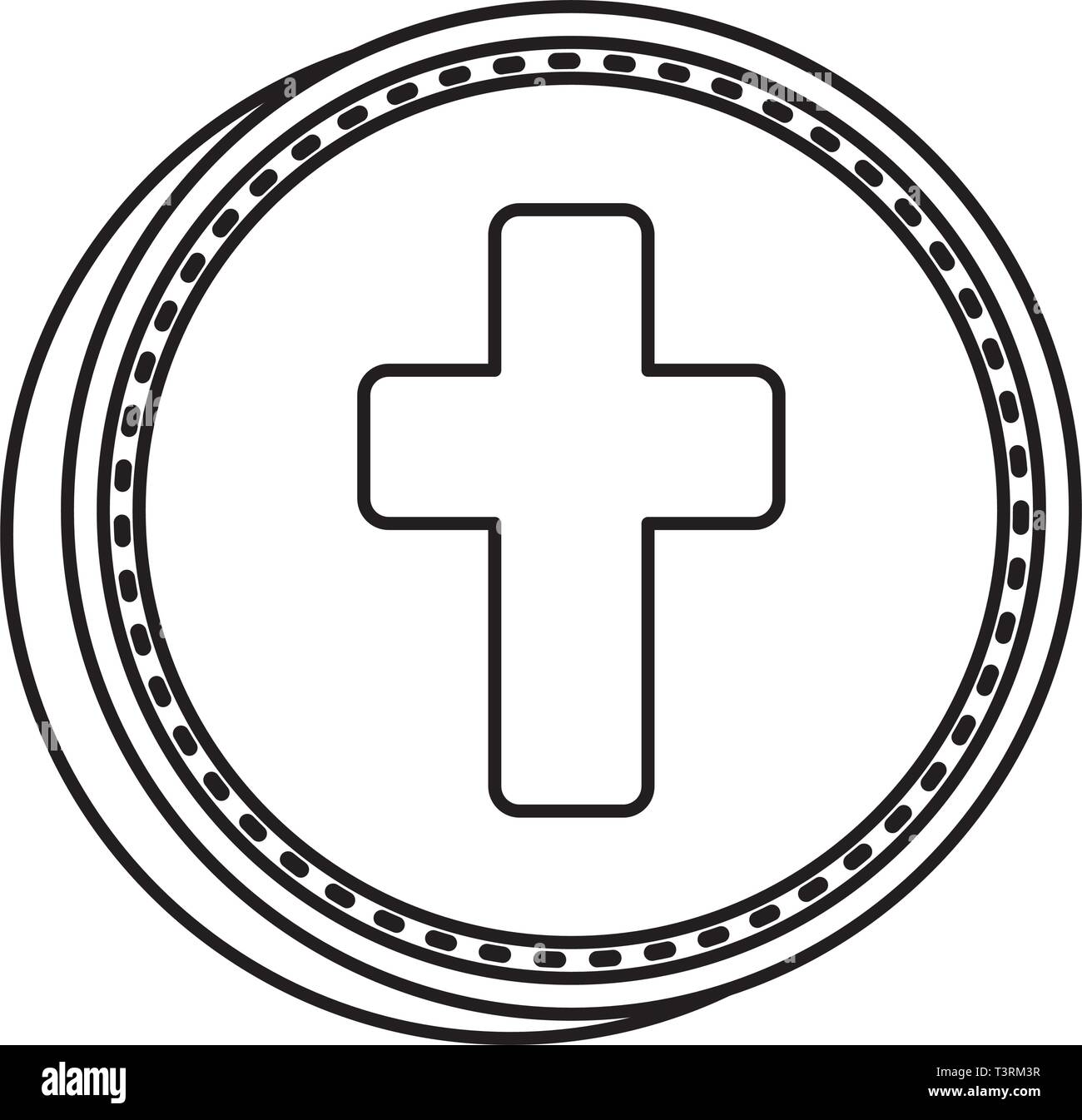first communion cross icon Stock Vector Image & Art - Alamy