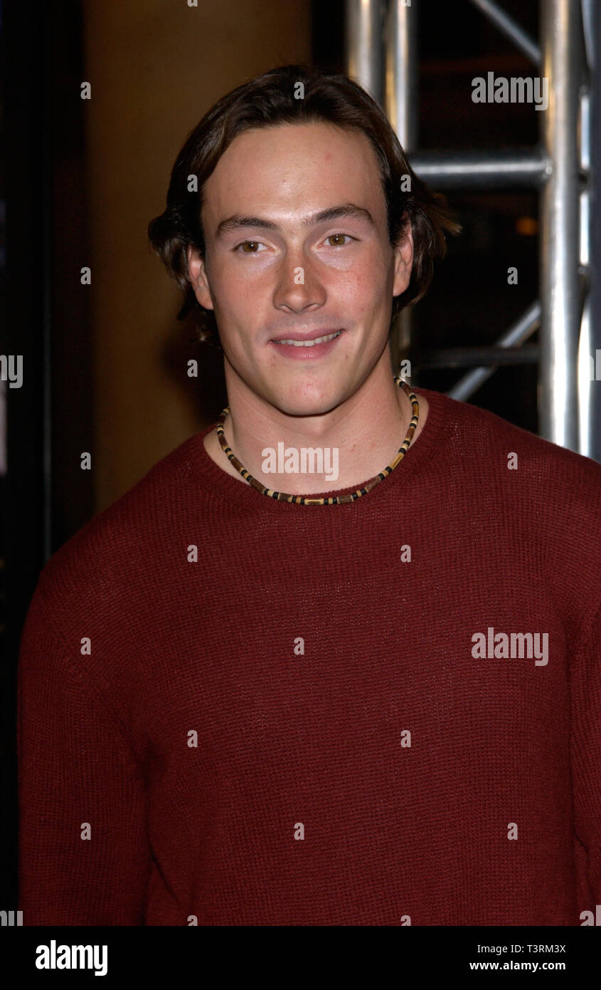 LOS ANGELES, CA. November 11, 2002: Actor CHRIS KLEIN at the special ...