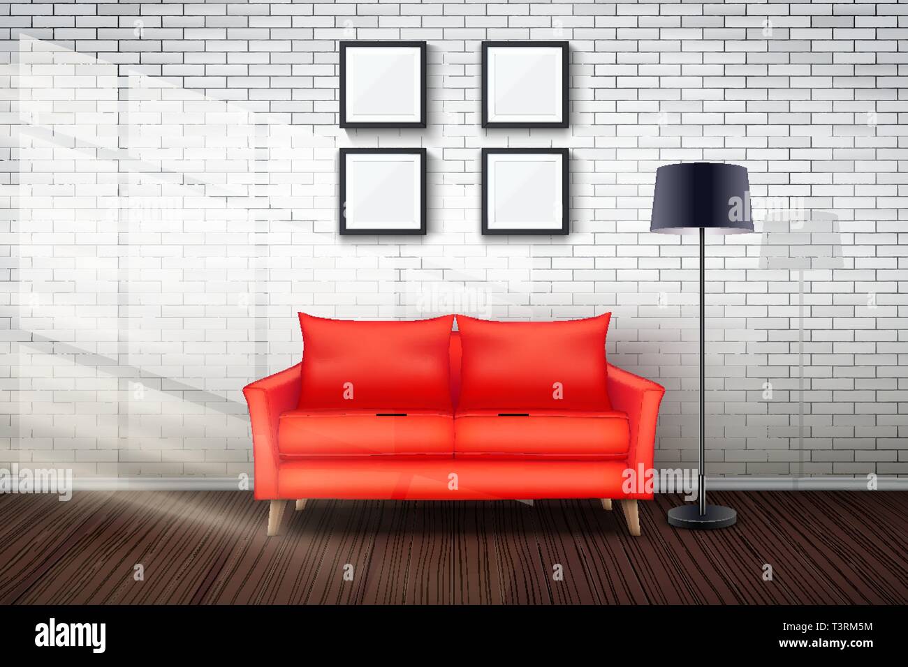 Paint home living room Stock Vector Images - Alamy