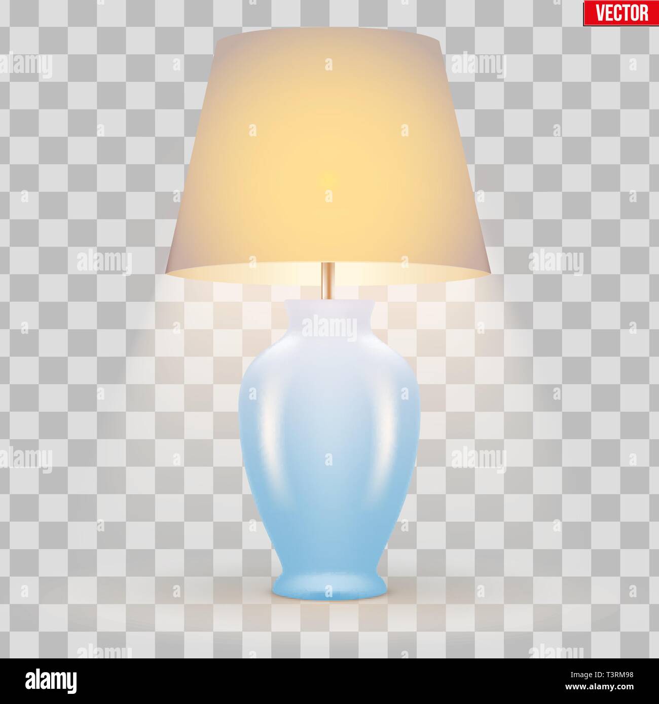 Bedside lamp on Stock Vector Images - Alamy