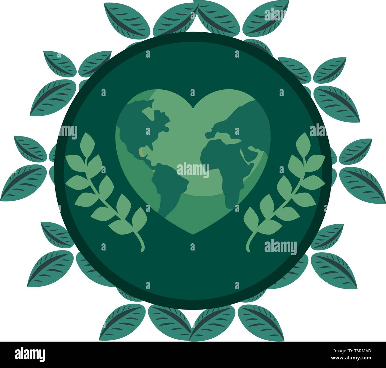 Heart Earth Clip Art