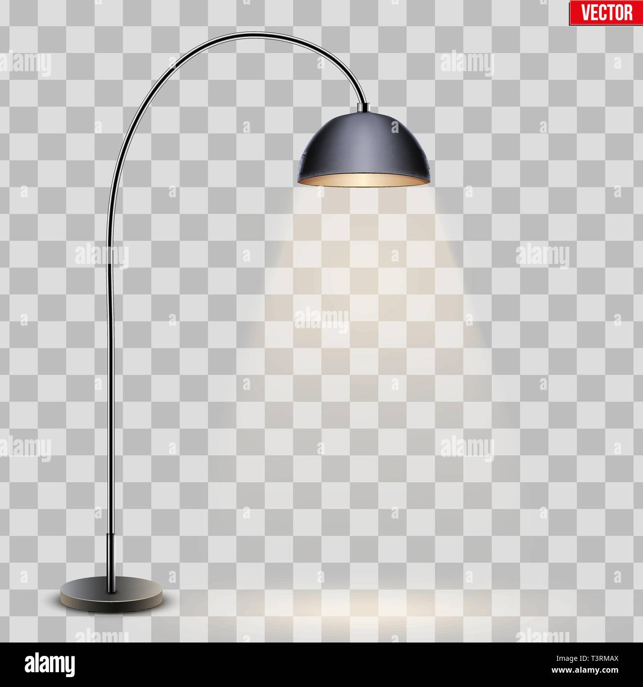 Vintage black and white floor lamp hi-res stock photography and images ...