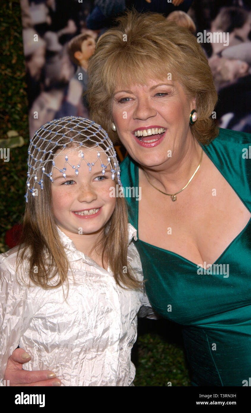 LOS ANGELES, CA. December 03, 2002: EVELYN DOYLE (right) with actress ...