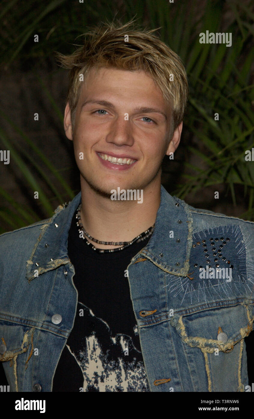 LAS VEGAS, NV. December 09, 2002: NICK CARTER at the 2002 Billboard ...