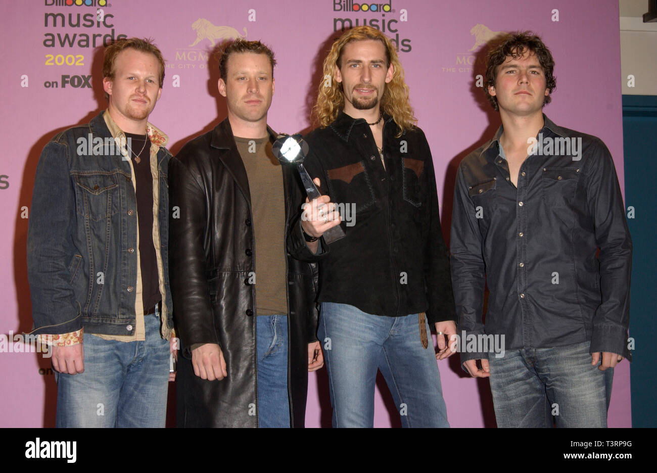 LAS VEGAS, NV. December 09, 2002: NICKELBACK at the 2002 Billboard ...