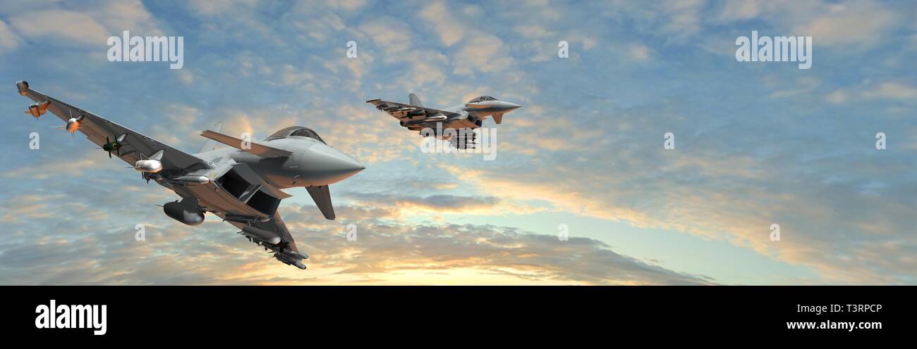 military fighter jets - modern armed military fighter jets fly in ...