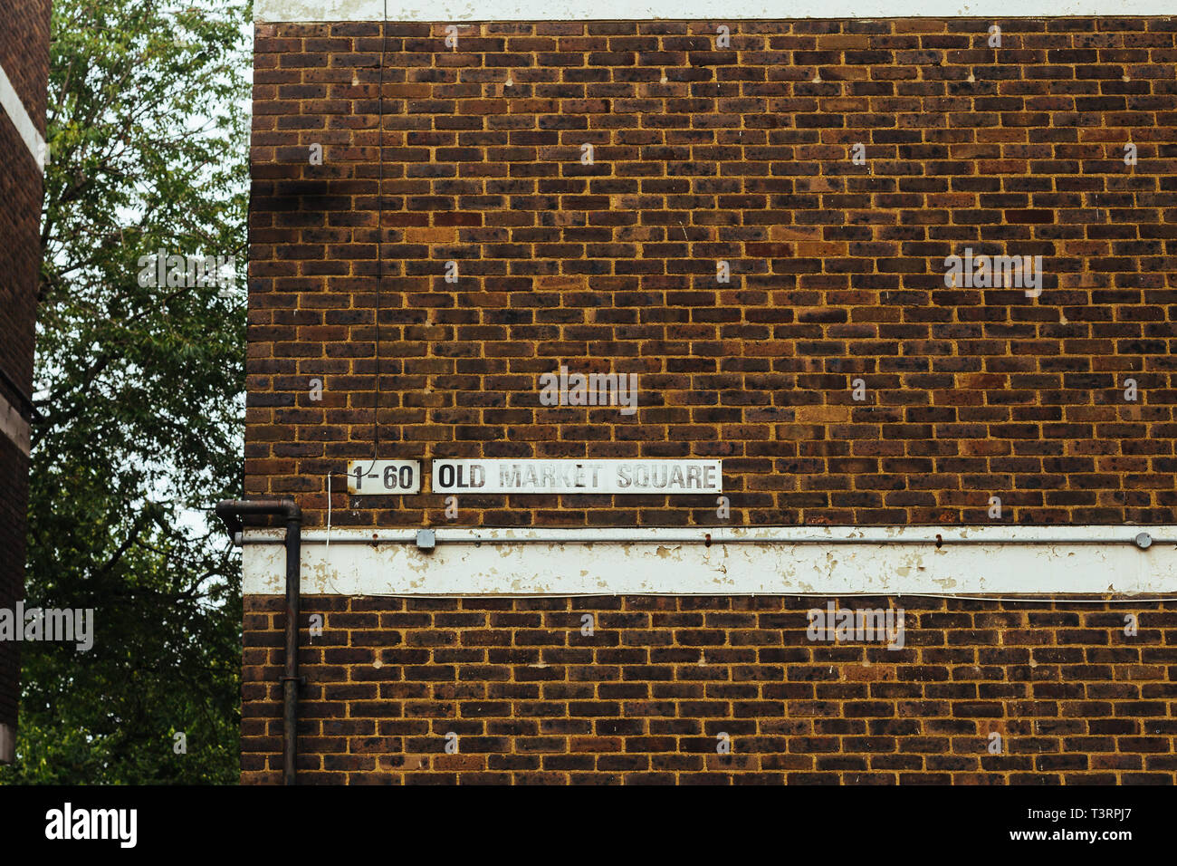 Old Market Square name sign, London Borough of Hackney, UK Stock Photo ...