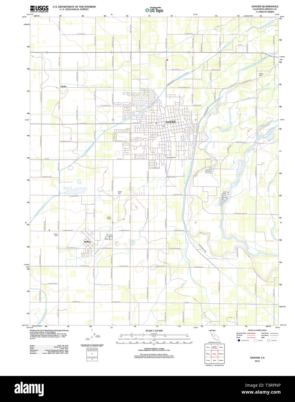 Map of sanger Cut Out Stock Images & Pictures - Alamy