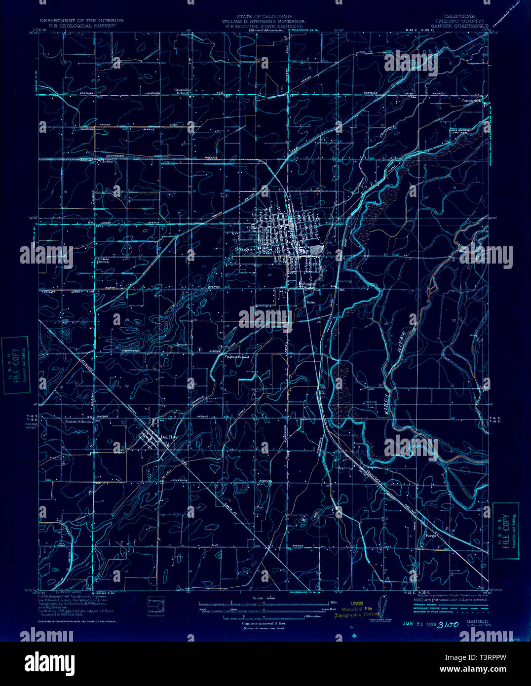 Map of sanger hi-res stock photography and images - Alamy