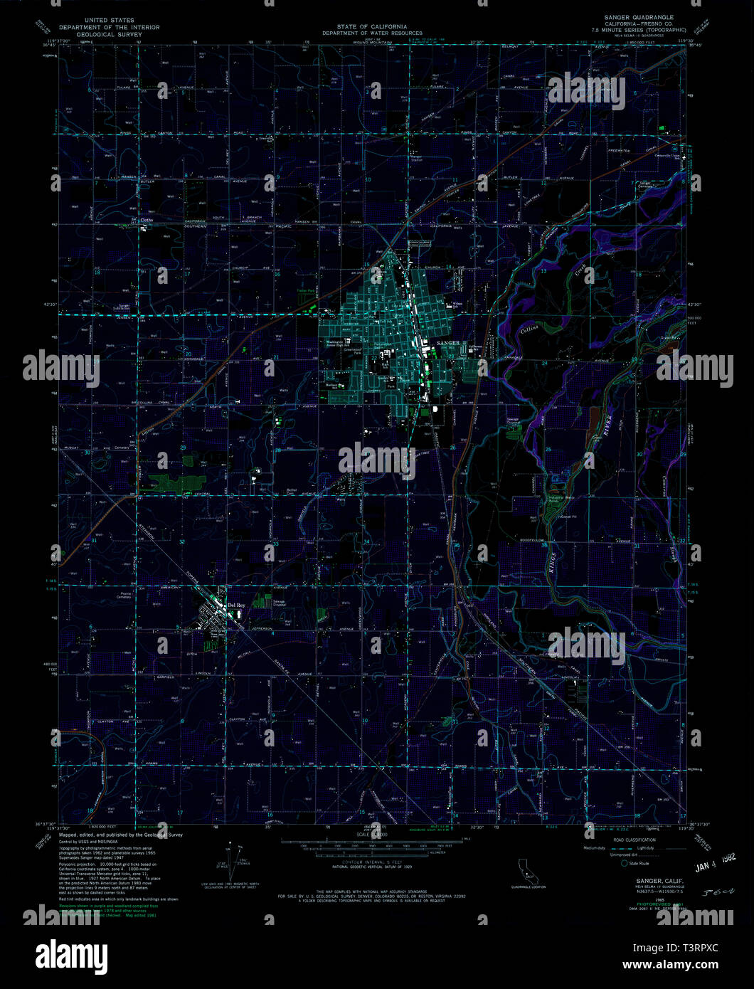 Map of sanger hi-res stock photography and images - Alamy