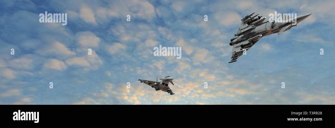military fighter jets - modern armed military fighter jets fly in ...