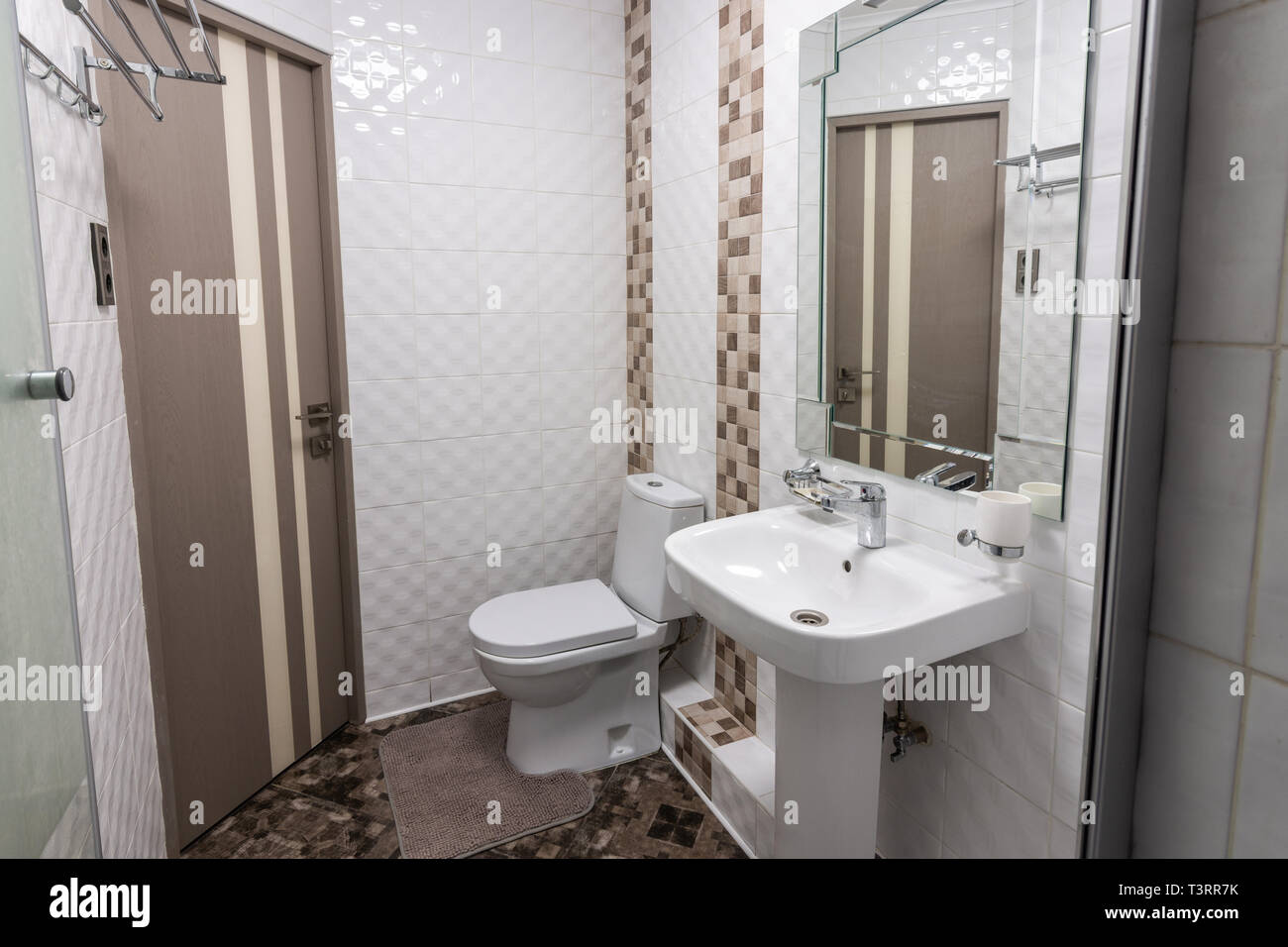 The interior of the toilet room in the apartment Stock Photo - Alamy