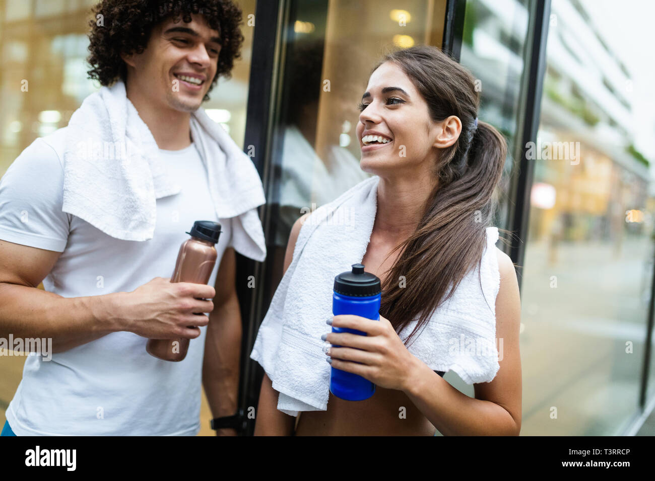 Friendship in sport hi-res stock photography and images - Alamy