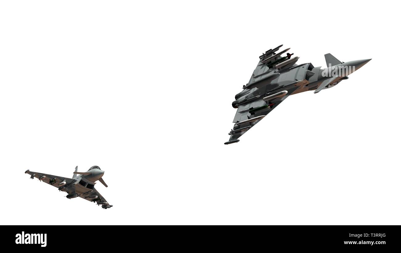 military fighter jets - modern armed military fighter jets fly in ...