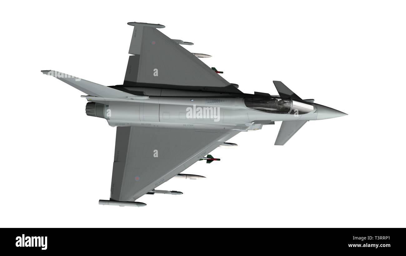 military fighter jet - modern armed military fighter jet isolated on ...