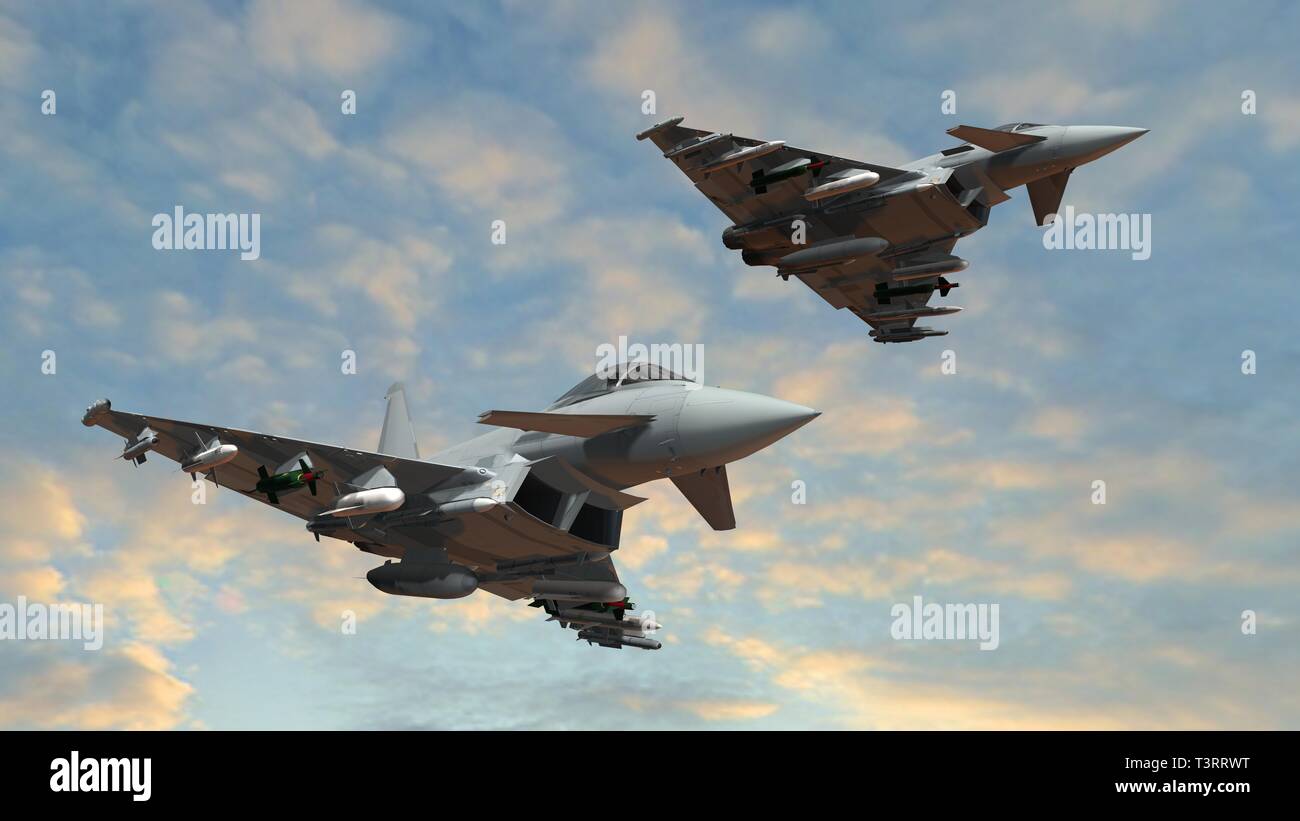 military fighter jets - modern armed military fighter jets fly in ...