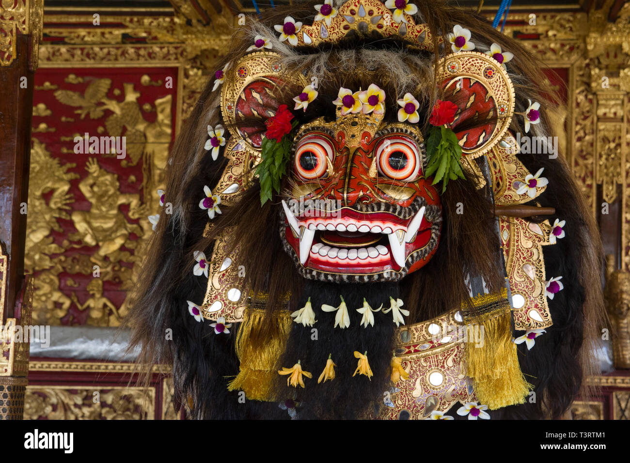 Barong mask from Bali. A barong mask is used with a balinese barong ...