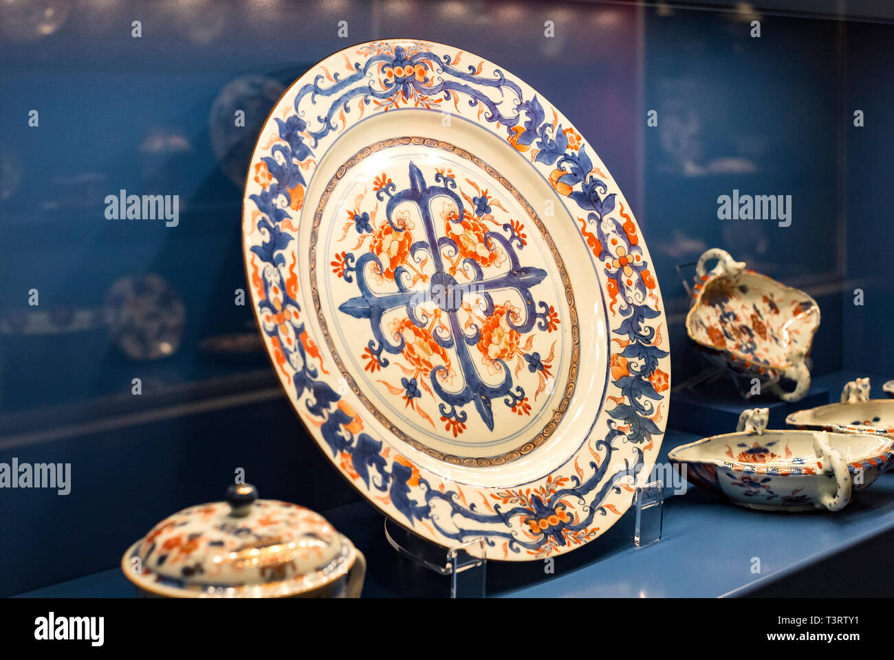 MUNICH, GERMANY - NOVEMBER 27, 2018 : Chinese porcelain collection of ...