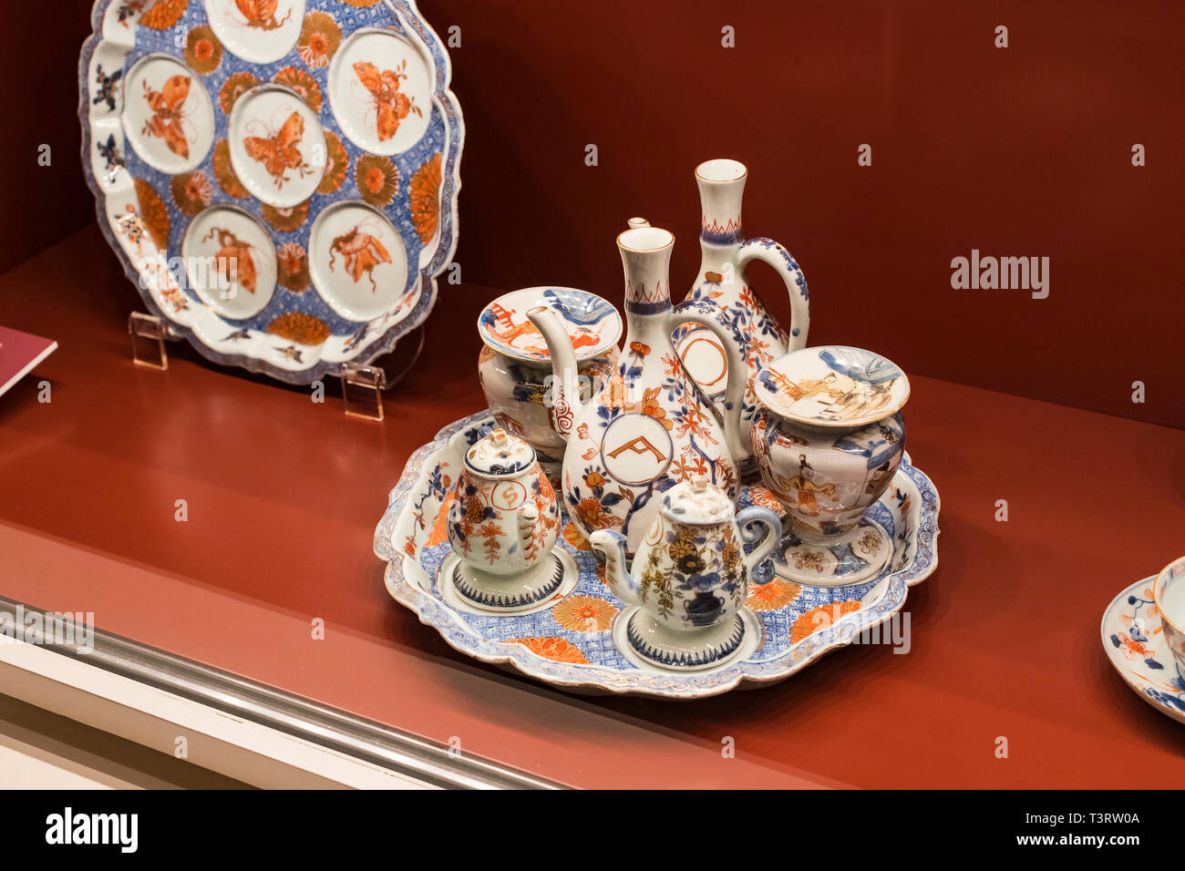 MUNICH, GERMANY - NOVEMBER 27, 2018 : Chinese porcelain collection of ...