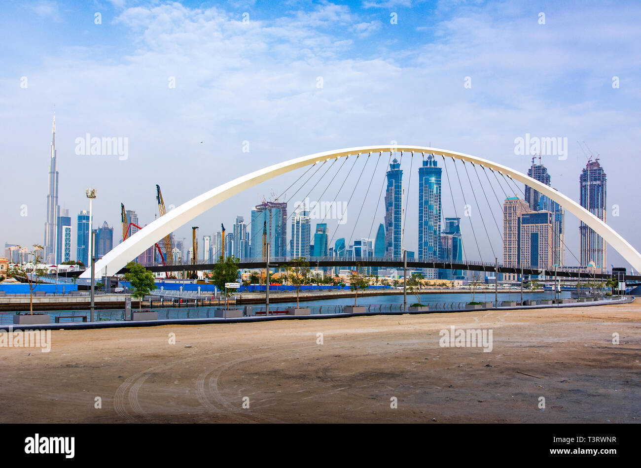 Dubai skyline from water hi-res stock photography and images - Alamy