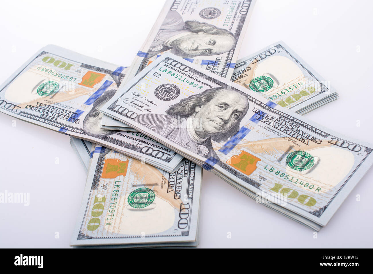 Bundles of one dollar bills hi-res stock photography and images - Alamy
