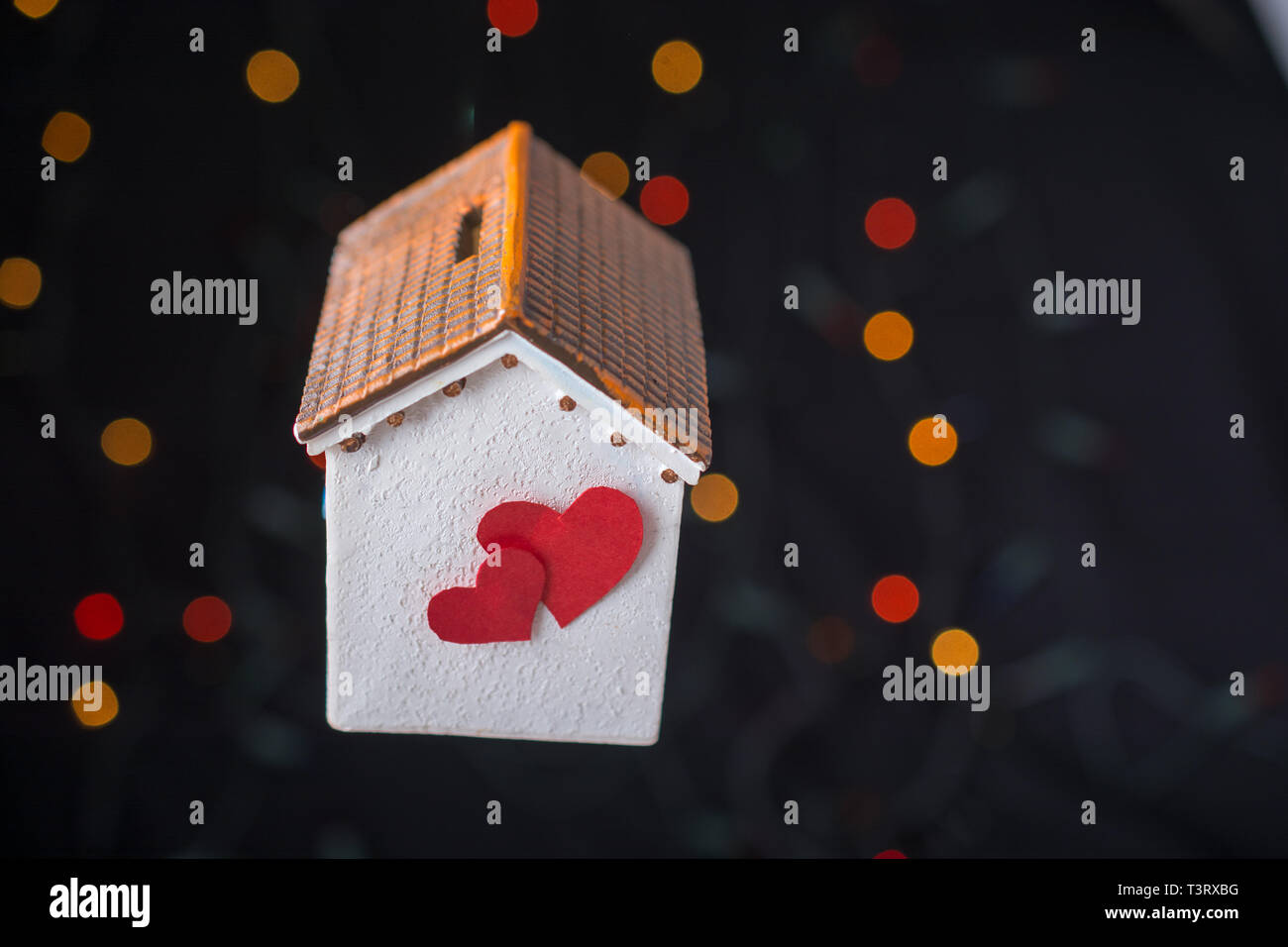 Valentine's day wording on torn paper as Love concept Stock Photo - Alamy