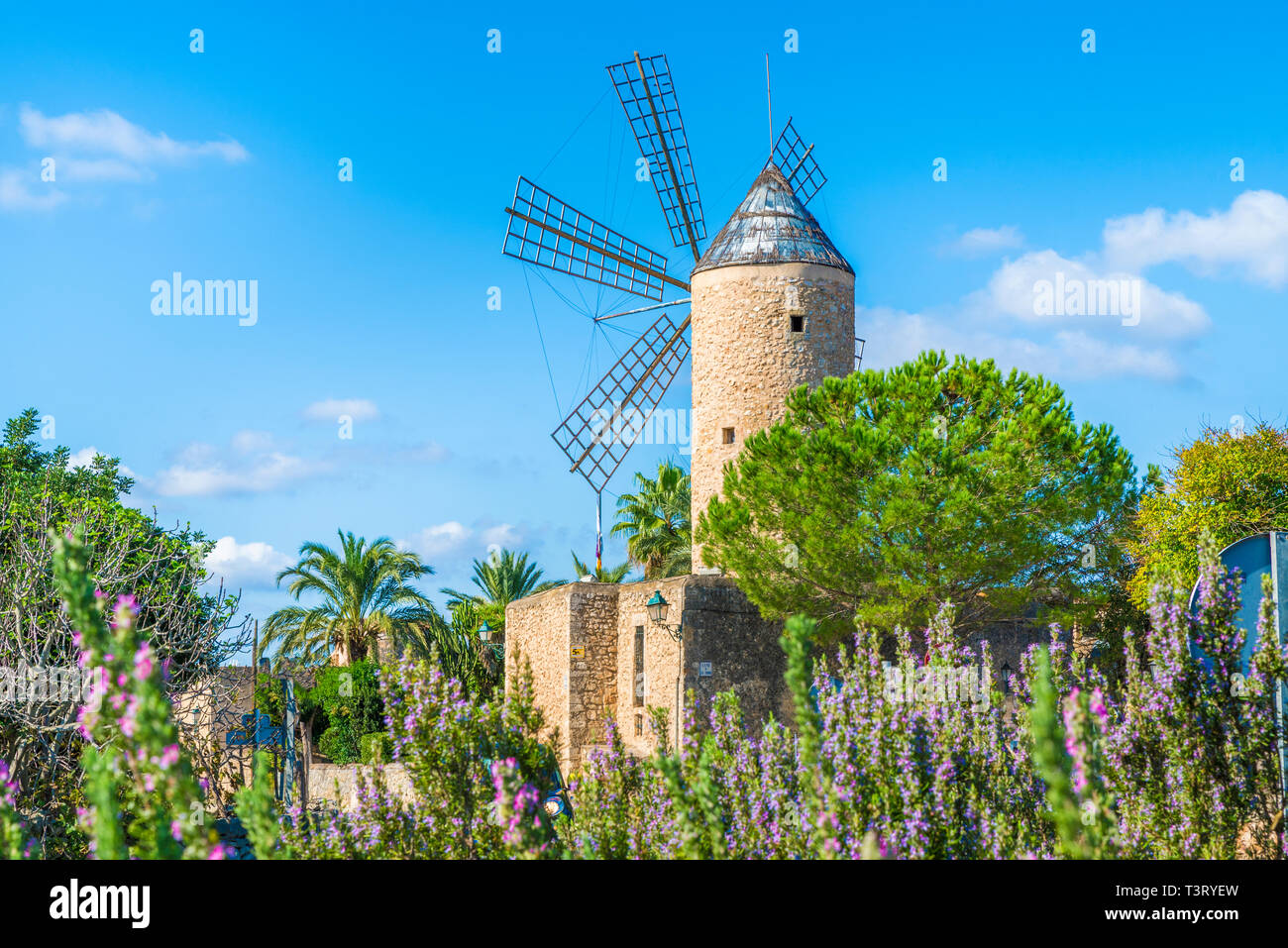 Medieval windmill hi-res stock photography and images - Alamy