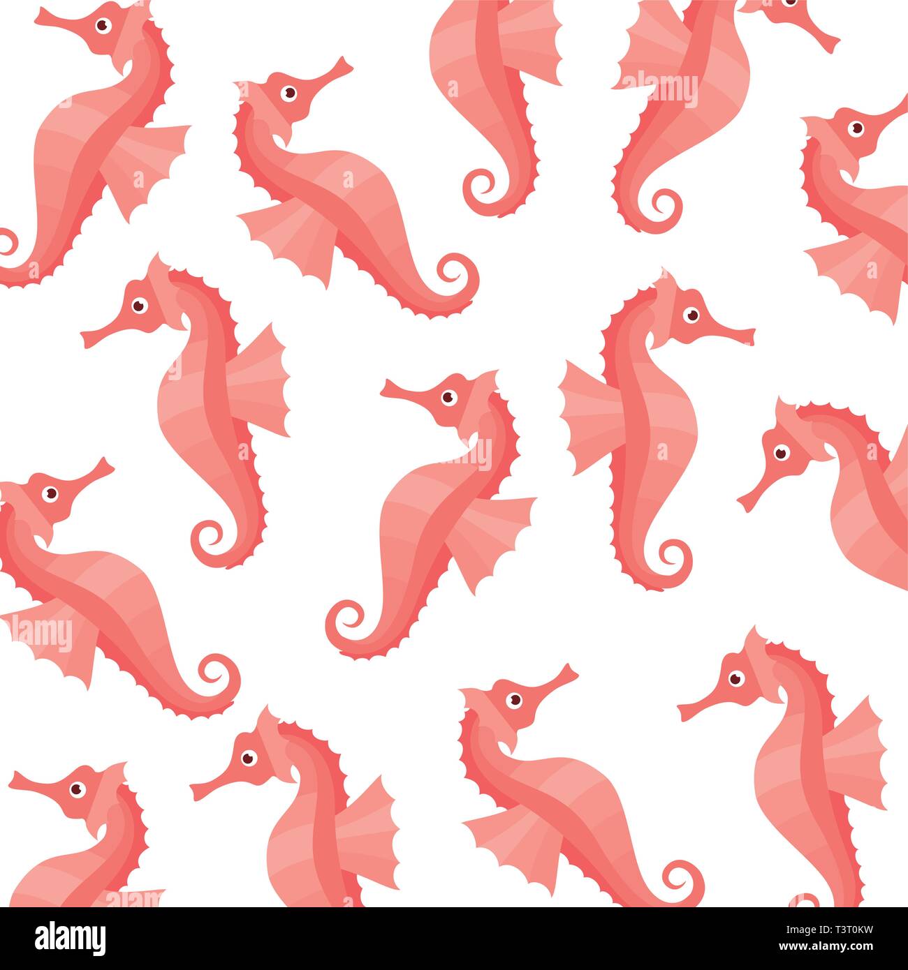 seahorse pattern isolated icon Stock Vector Image & Art - Alamy