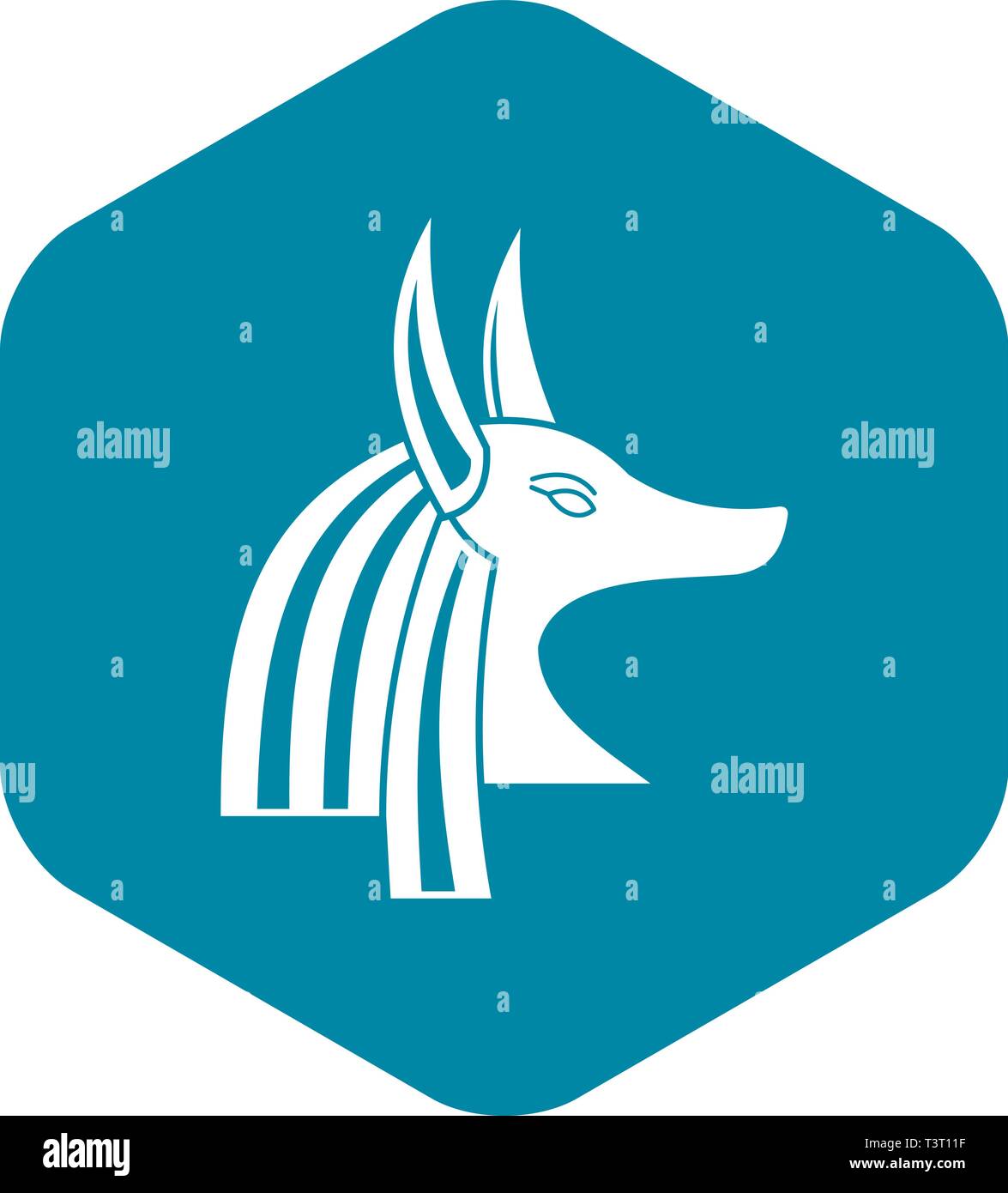 Egyptian God Symbol For Anubis Vector God Anubis. Ancient Egypt Stock