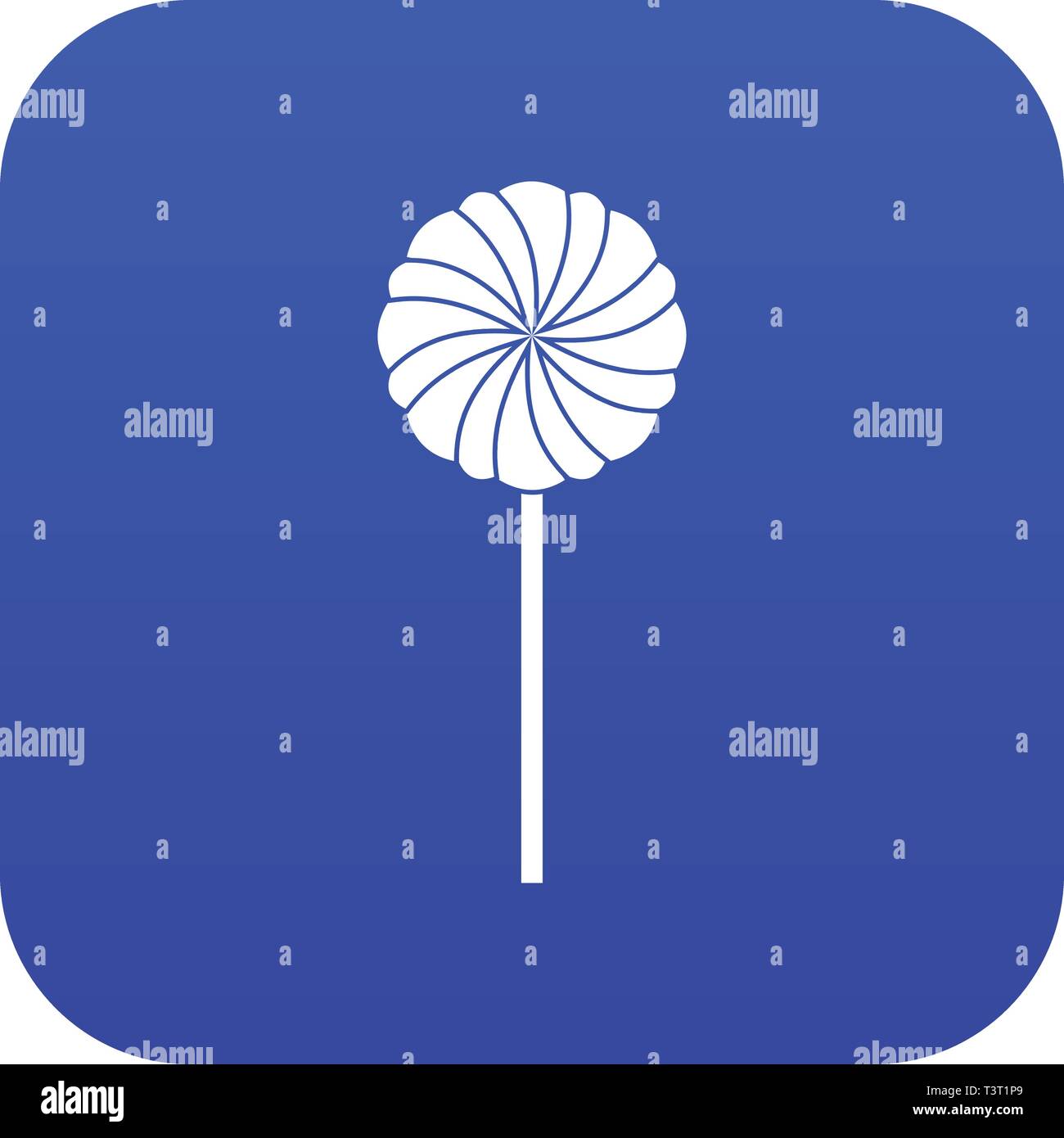 Round candy icon digital blue Stock Vector Image & Art - Alamy