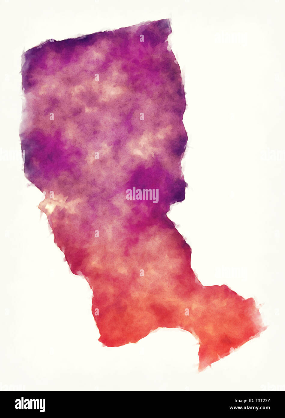 Illizi map hi-res stock photography and images - Alamy