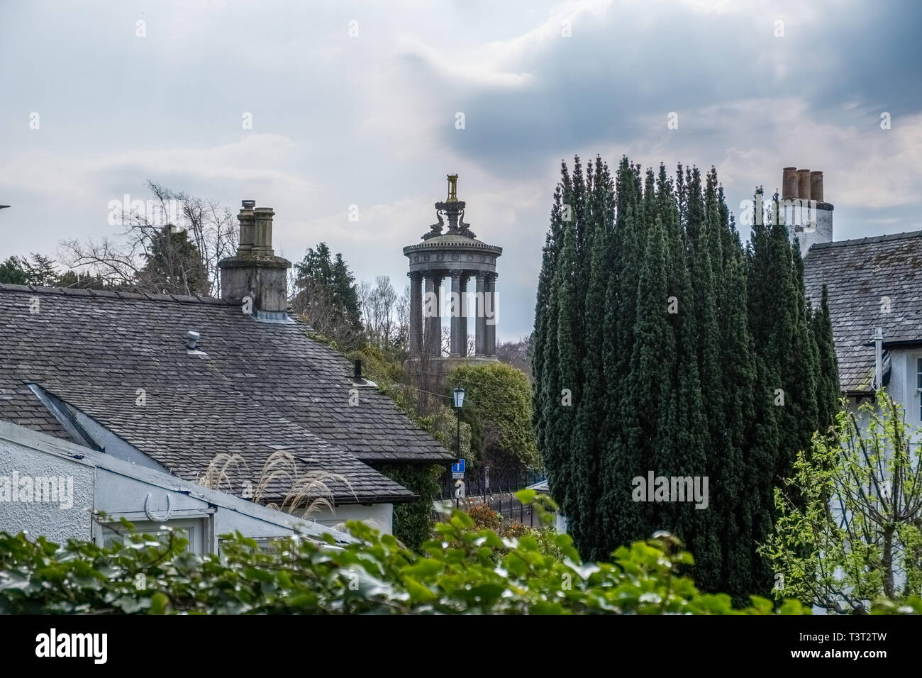 Alloway, Scotland, UK - April 09, 2019: Burns Memorial in Alloway near ...