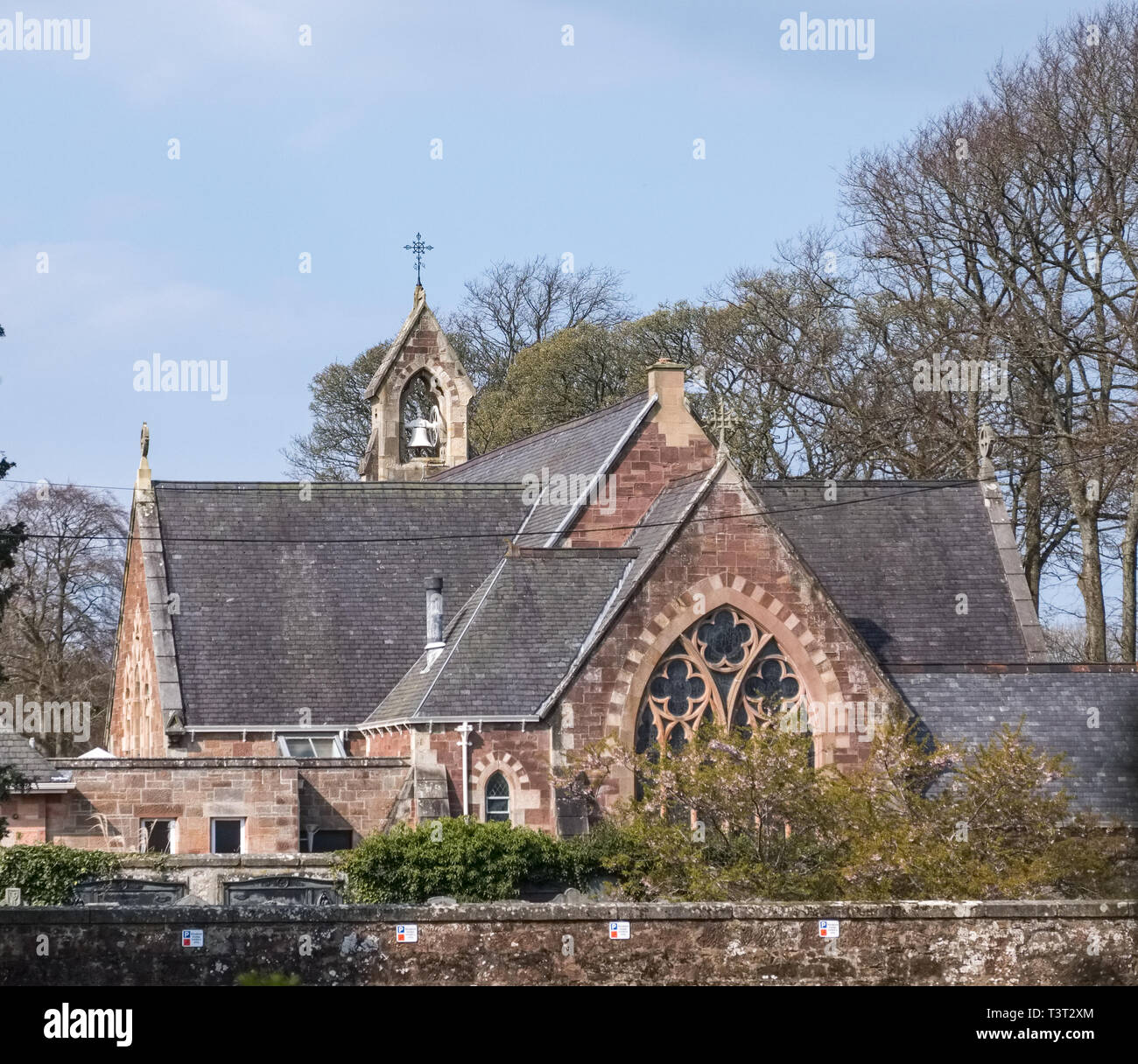Alloway, Scotland, UK - march 07, 2019: From Burns Memorial in Alloway ...