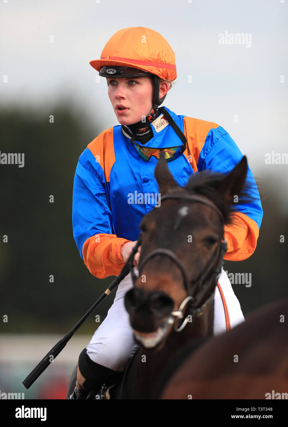 Jockey Poppy Bridgwater in the SunRacing.co.uk Handicap Stock Photo - Alamy
