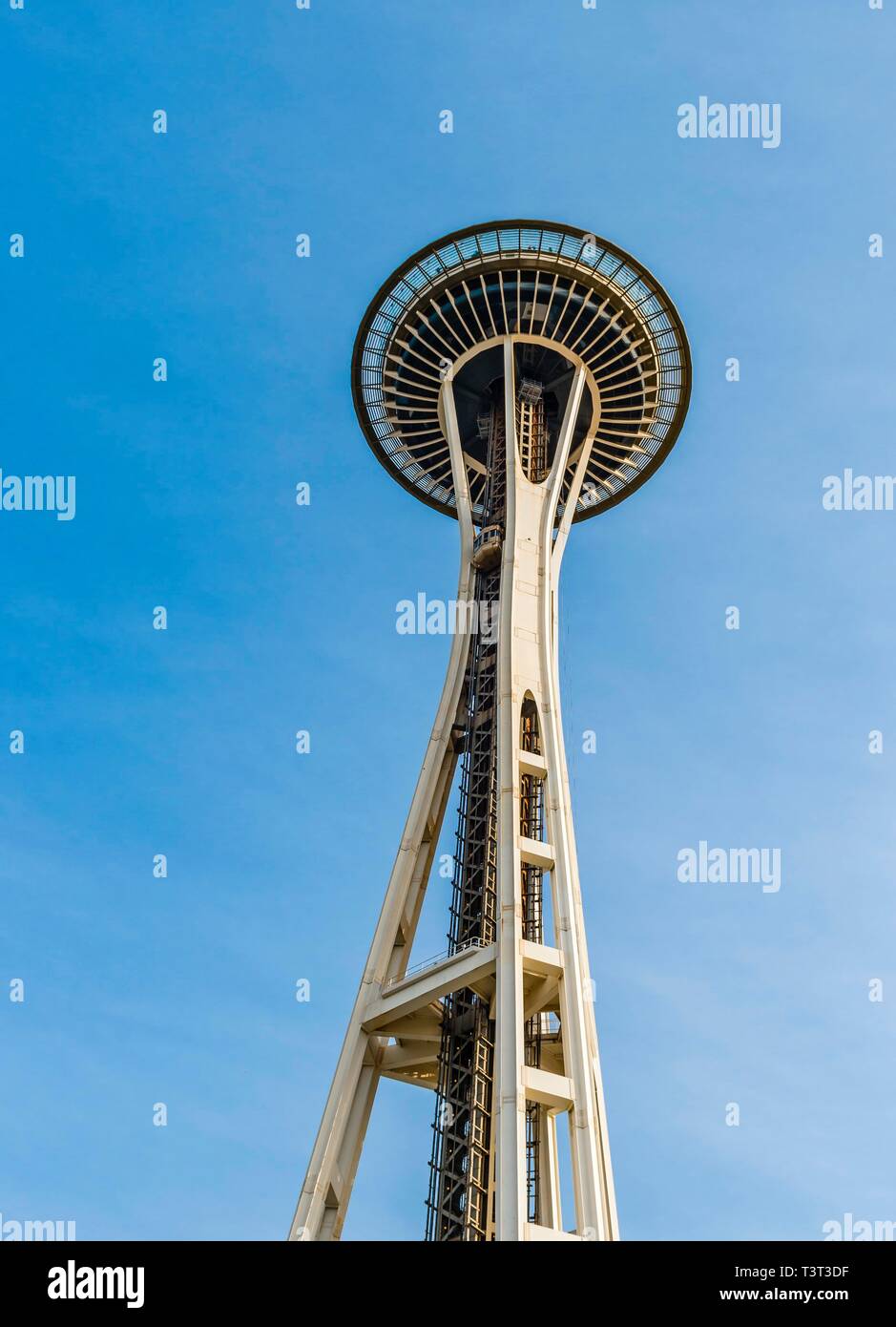 Space Needle tower, Seattle, Washington, USA Stock Photo - Alamy