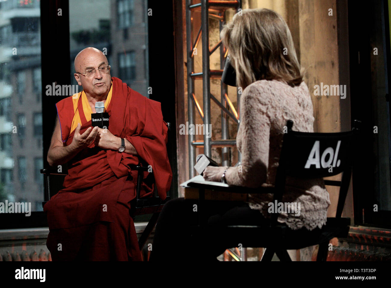 New York, USA. 15 Jun, 2015. Matthieu Ricard and Arianna Huffington at ...
