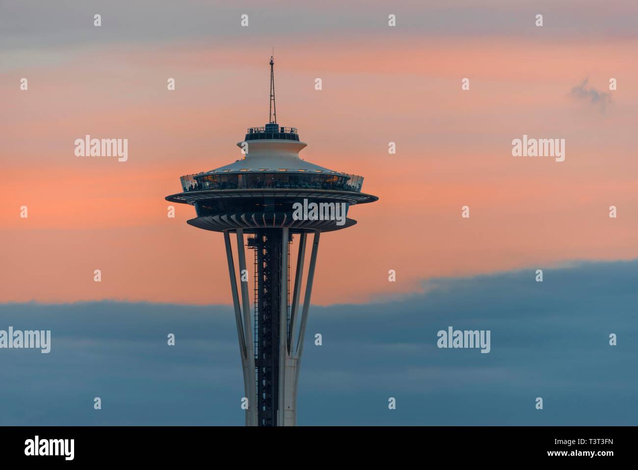 Seattle space needle tower hi-res stock photography and images - Alamy