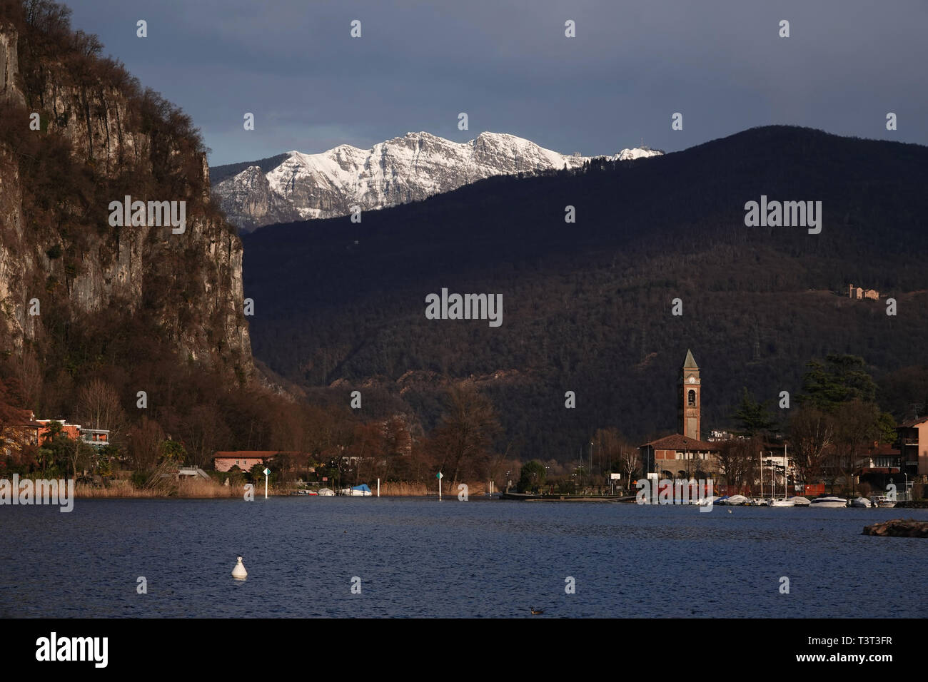 Lugano winter hi-res stock photography and images - Alamy