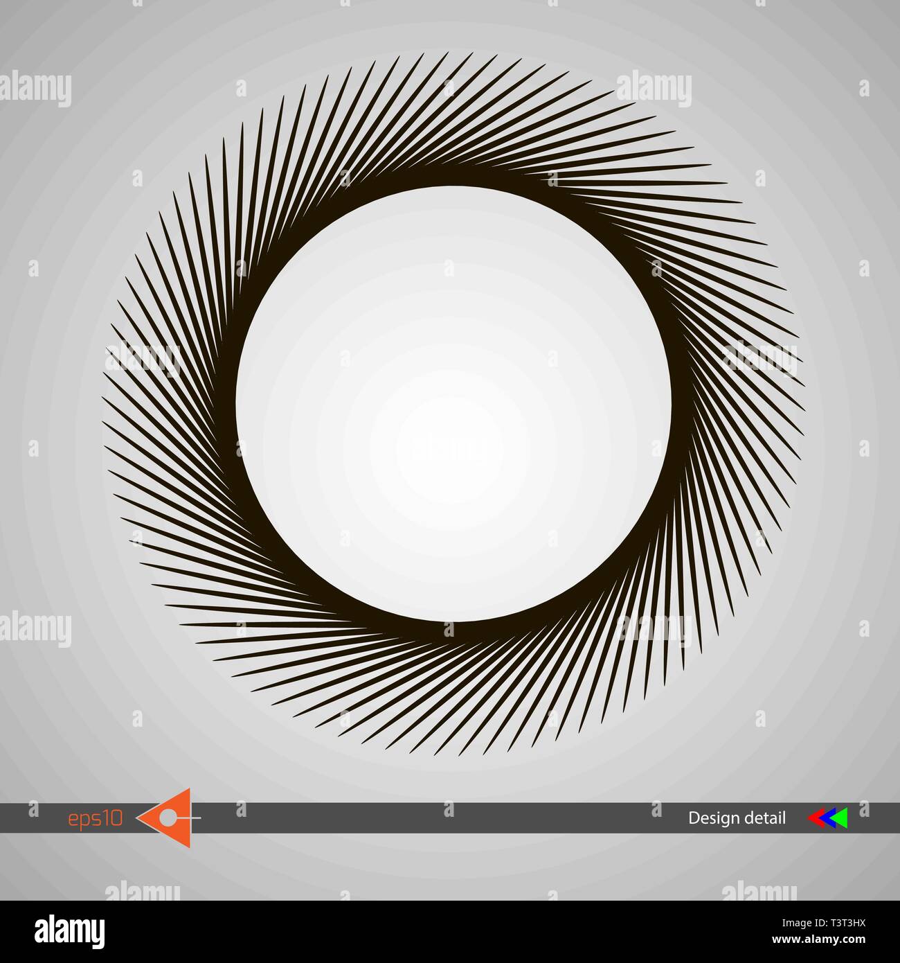 Frame design of the spiral patterns of curved lines. Abstract ...