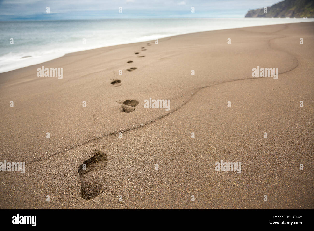 Close up footprints on hi-res stock photography and images - Alamy